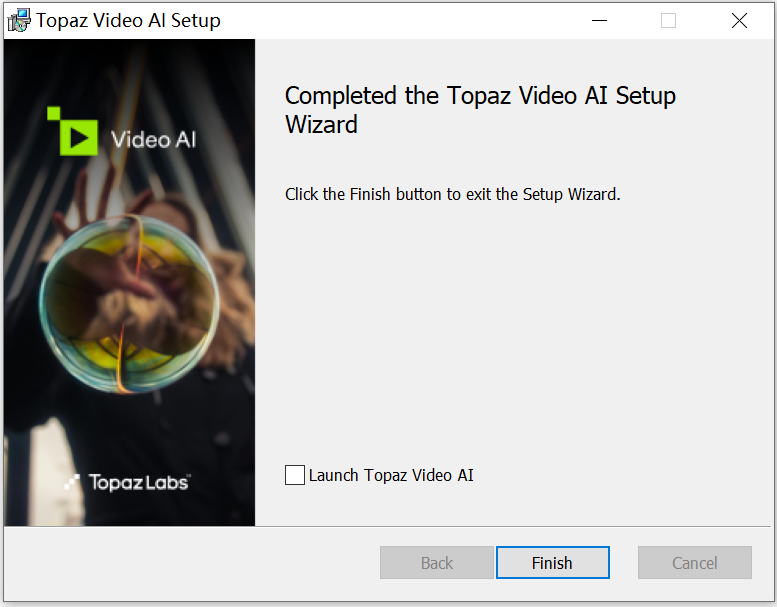 Topaz Video AI安装&破解步骤 – 己百之